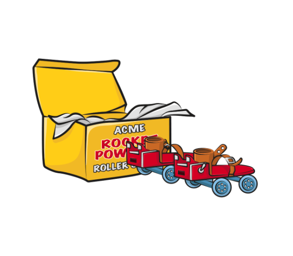 rocket powered roller skates